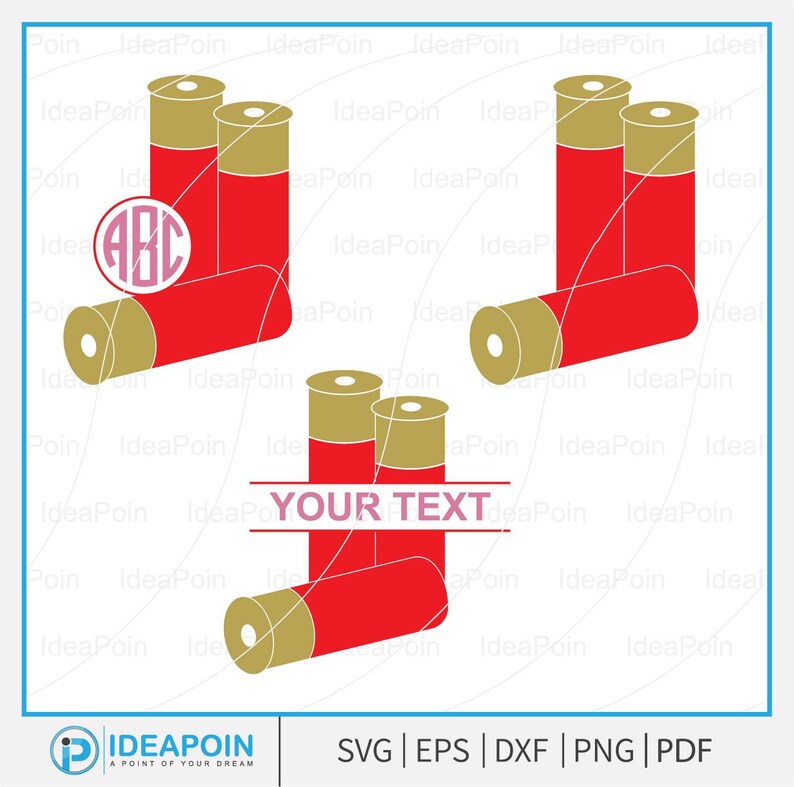 Shotgun Shells Svg, Hunting Monogram SVG, Duck Hunter SVG, Shotgun ...