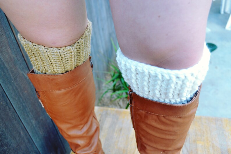 Reversible Boot Cuffs Crochet Boot Cuffs 2 in 1 Boot Cuffs - Etsy