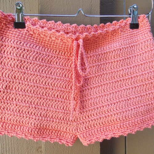 Crochet Shorts High Cut Shorts Beach Shorts Custom Order - Etsy