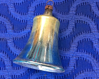 Glass bell ornament | Etsy