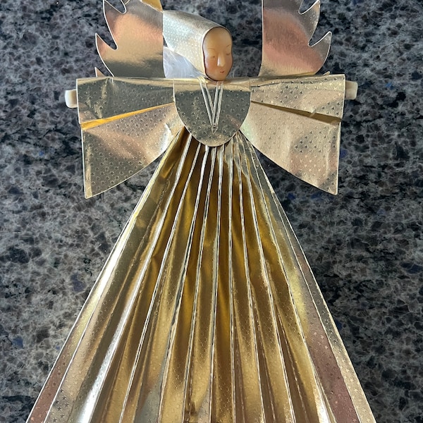 German Wax Angel Tree Topper - Etsy