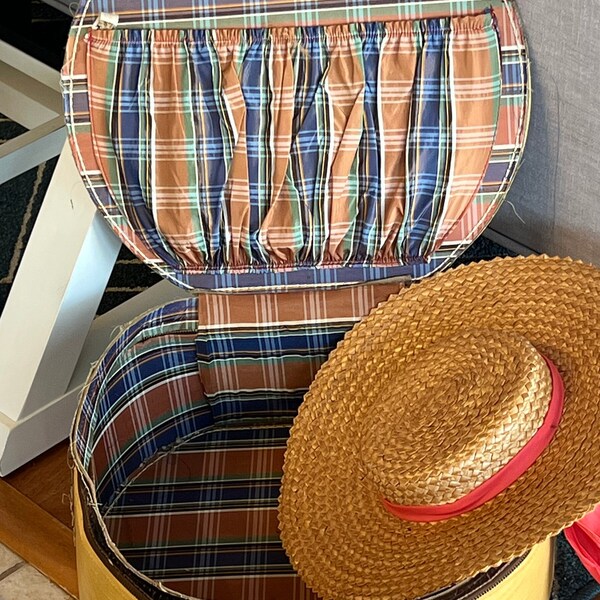 Vintage Hat Box - Etsy