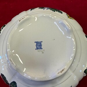 Spode BLUE FLOWERS Covered Vegetable Dish W/lemon Finial~ Spode Blue ...