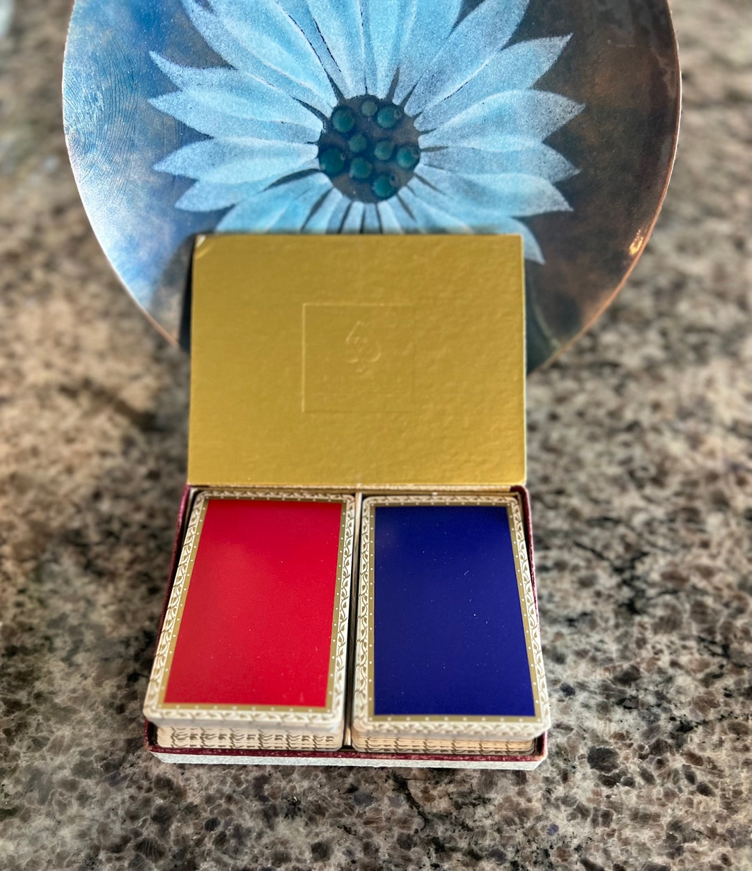 Vintage 1930’s Congress DUAL Deck Playing Cards Blue & Red - Playing ...