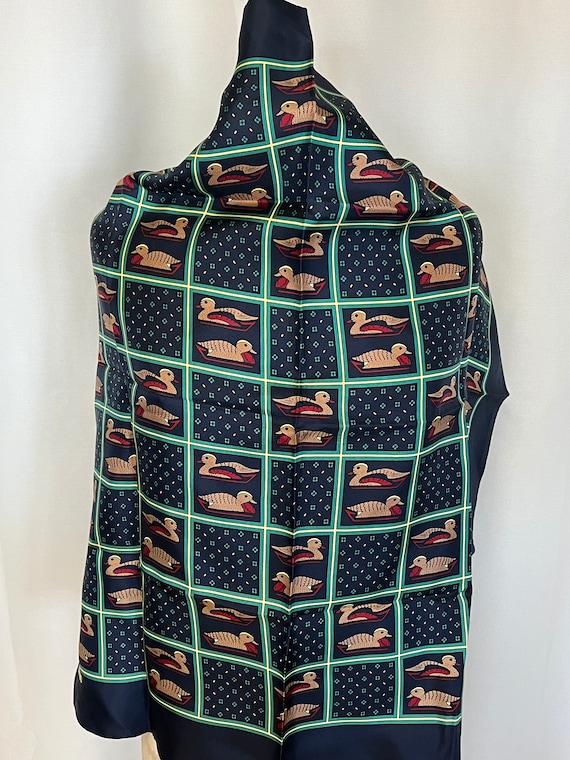 Vintage duck mallard scarf - Gem