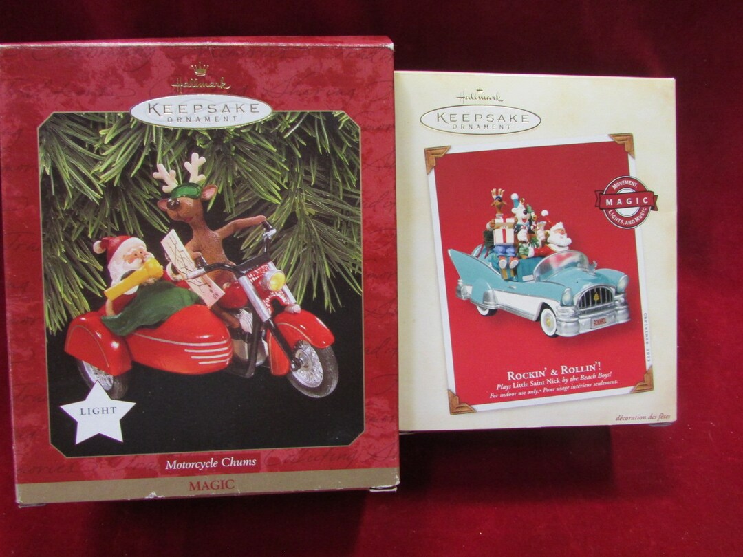 1997 & 2003 NIB KEEPSAKE Christmas Ornaments by Ed Seale and Ken Crow ...
