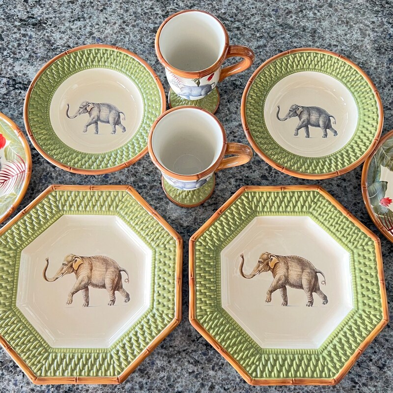 Elephant Plate - Etsy