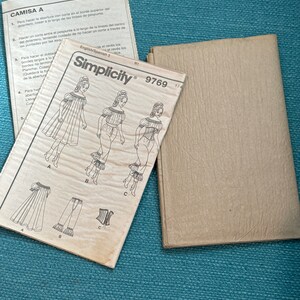 2001 Simplicity Sewing Pattern 9769 Fashion Historian Misses Authentic ...