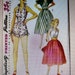 RARE 1950 Simplicity Sewing Pattern 4338 Misses Halter Top Short ...