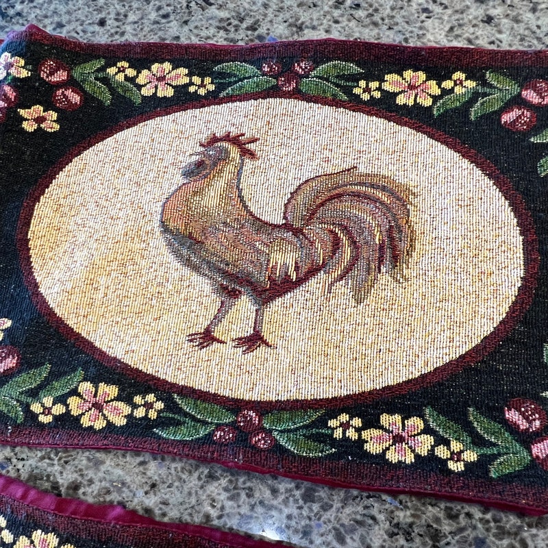 Rooster Table Runner - Etsy