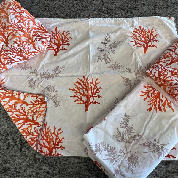 Coral Sheets - Etsy