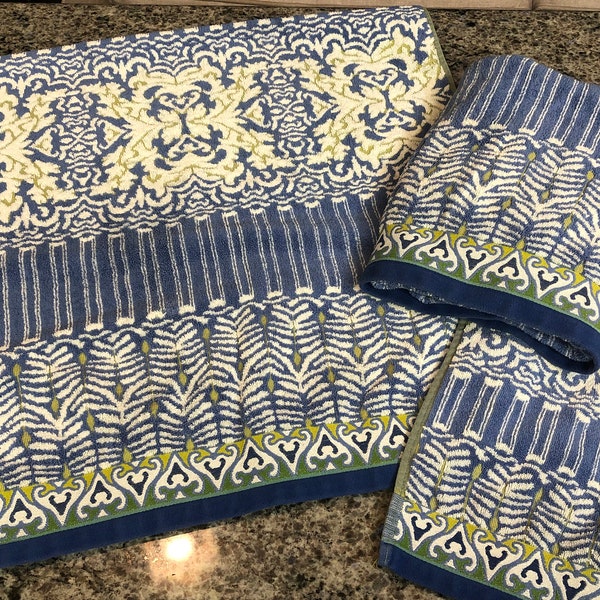 Geometric Hand Towel - Etsy