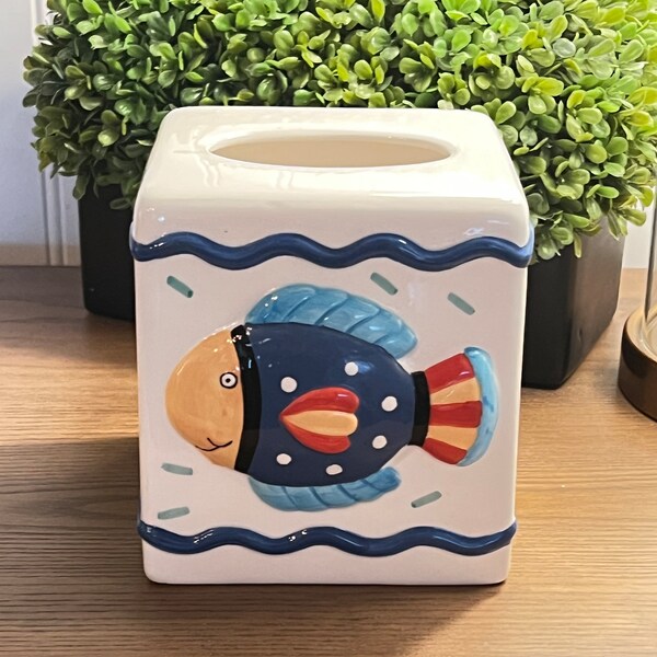 Fish Tissue Box - Etsy