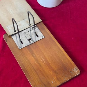 Antique 1920's Striped Wood Arch File Clipboard by AFCO With Yawman and ...