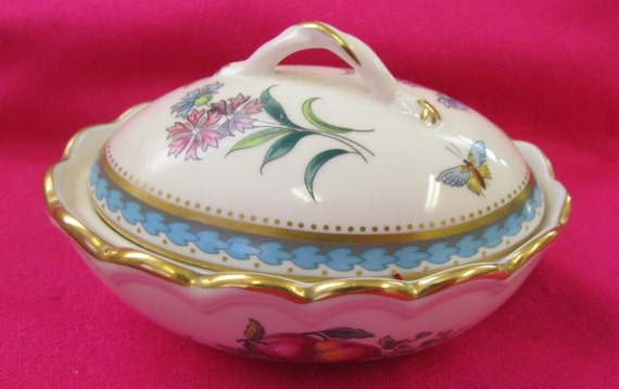 Vintage SPODE Trapnell England Fine Bone China Floral & Fruits | Etsy