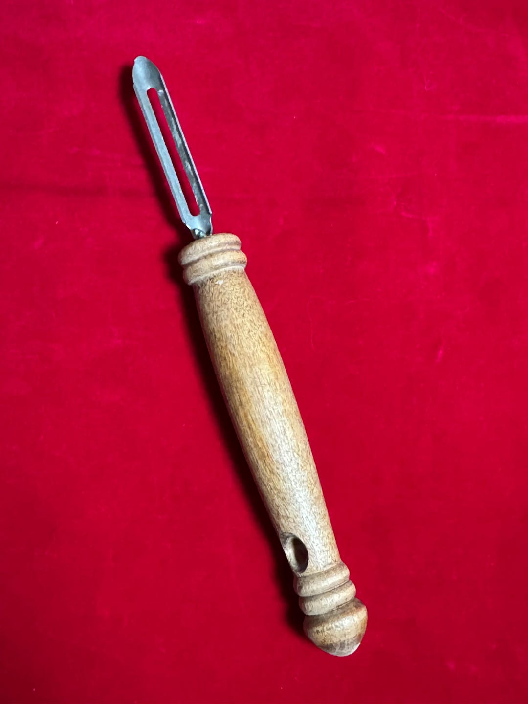 RARE Vintage 1983 Ekco Country Cupboard Potato Veggie Peeler Hardwood ...