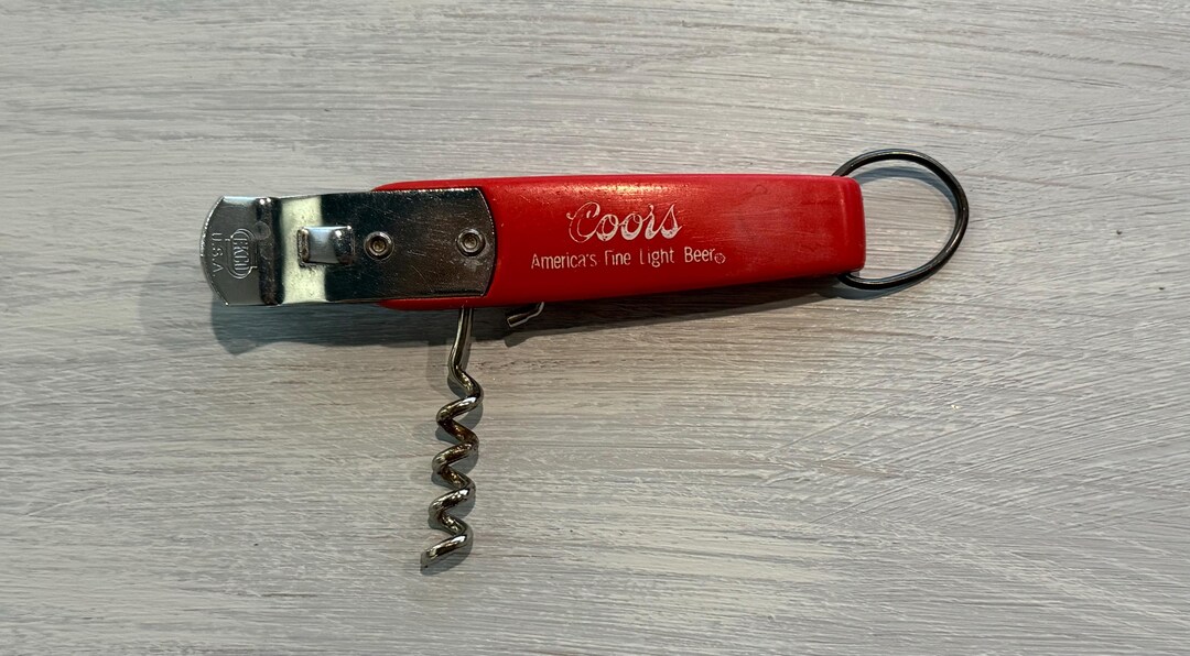 Vintage Ekco “tap Boy” Red Plastic Can Opener Bottle With COORS BEER ...