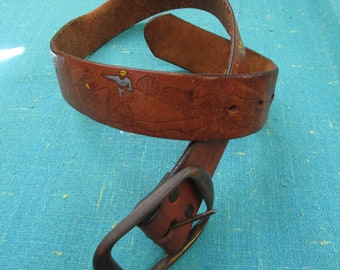 Hand Painted Belt - Etsy