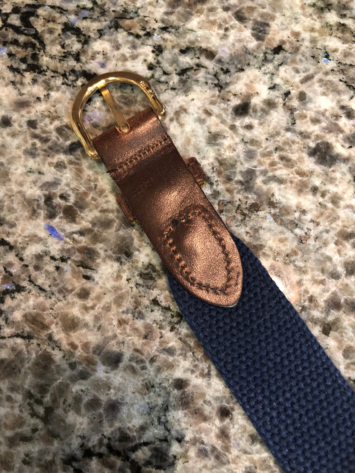 Vintage Mens US Naval Academy Emblem Blue Canvas Belt With | Etsy