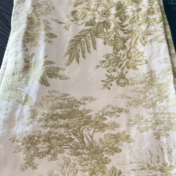 Toile Linen - Etsy