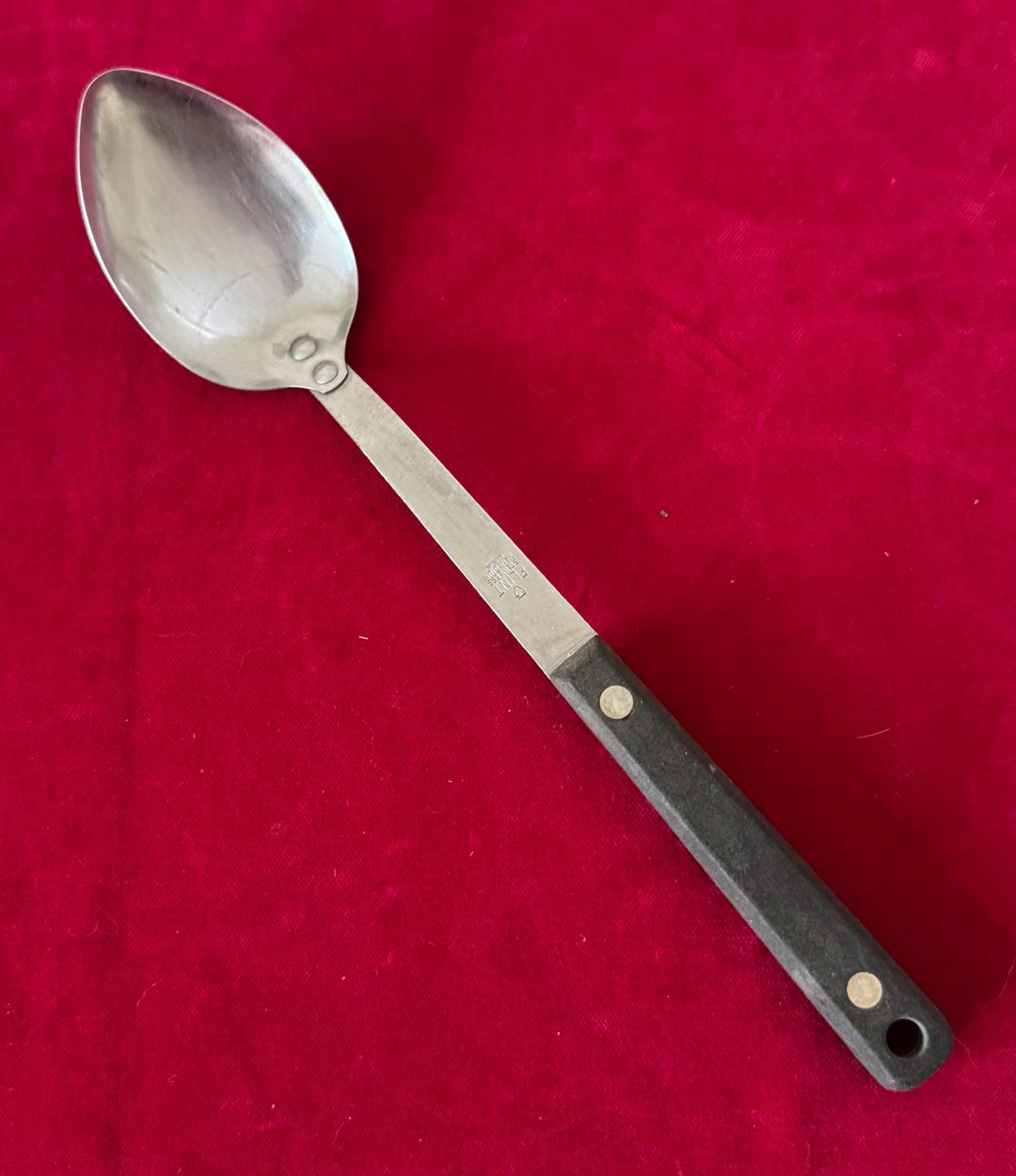 Vintage FLINT Vanadium Arrowhead SMALL Solid Mixing Serving Spoon With ...