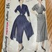 RARE 1949 Simplicity Sewing Pattern 2992 Misses Sheath Dress With ...