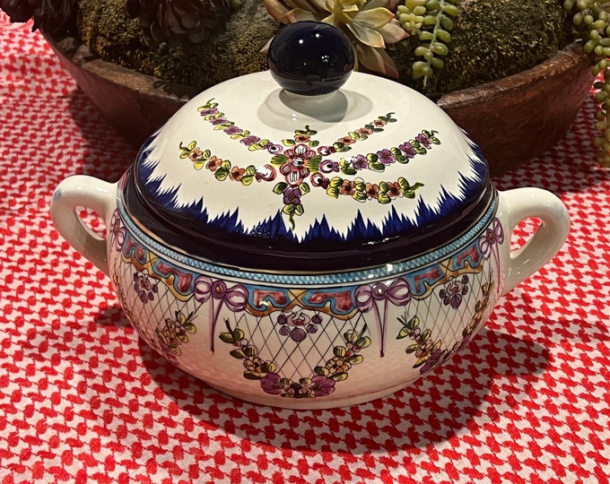 Hand Painted Mexican Talavera Pottery Liceagui Pottery Covered ...