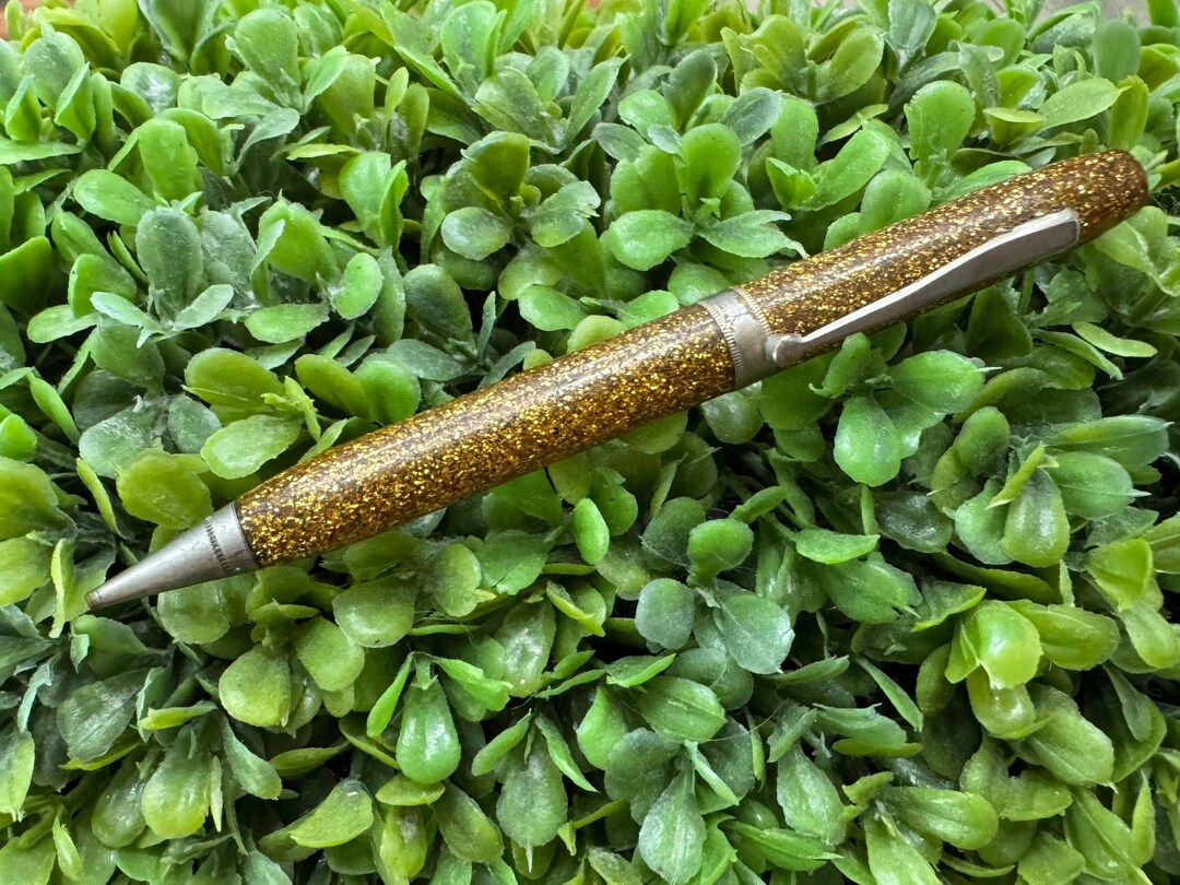 Vintage 30/40’s Gold Glitter Twist Mechanical Pencil- Mechanical Pencil ...