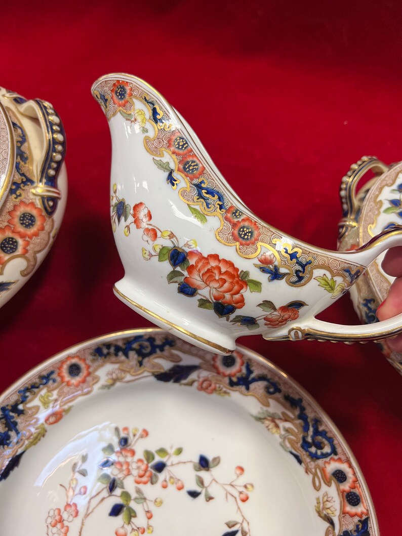 Antique Lot of Serving Pieces of Georges Jones Crescent China - Etsy