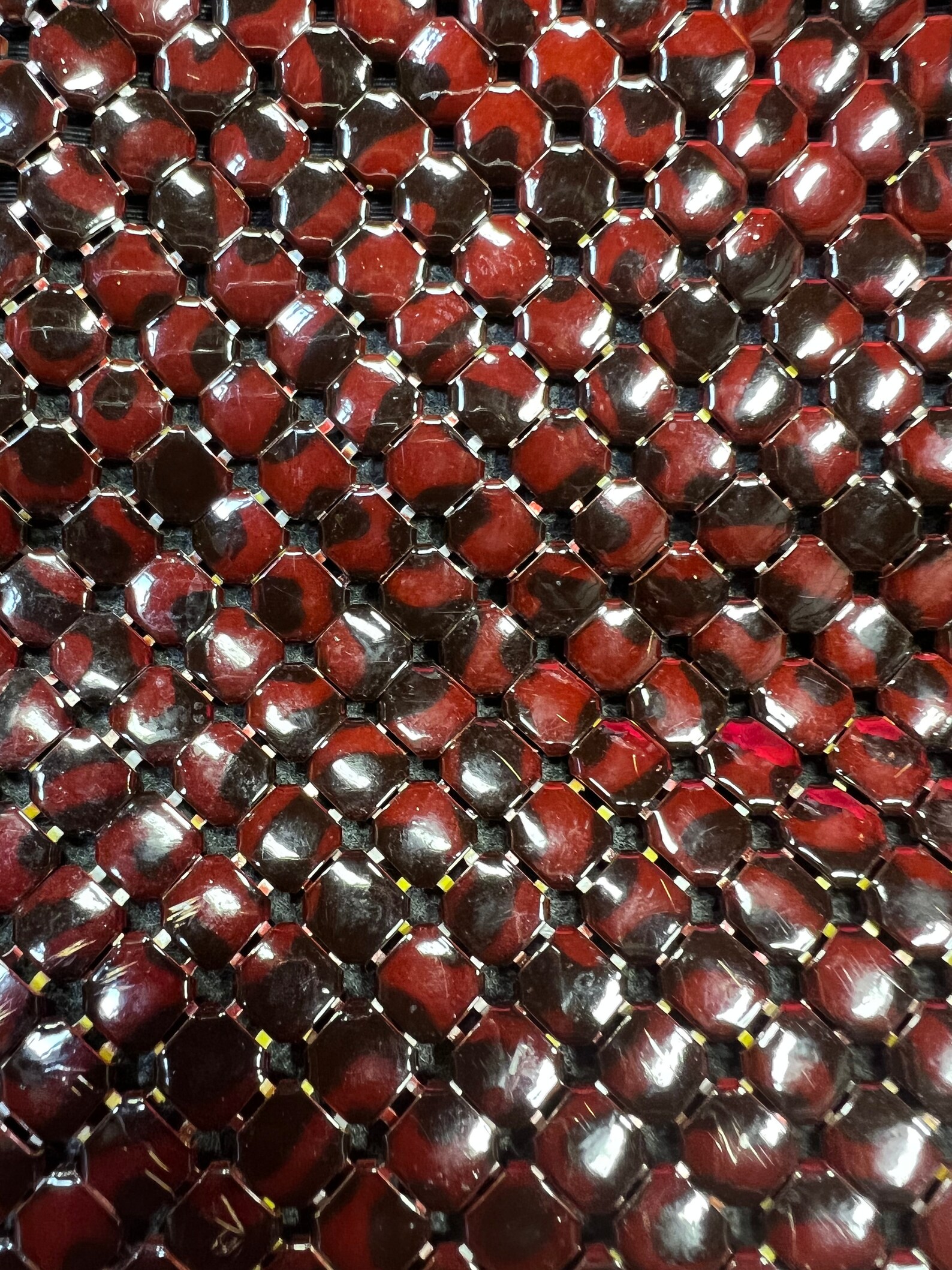 Vintage RARE Whiting & Davis Brown and Black Mesh Shoulder Bag - Etsy