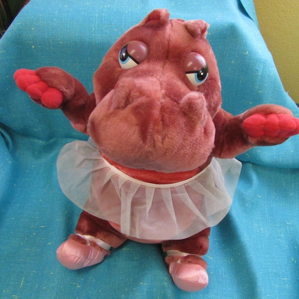 Stuffed Hippo Toy - Etsy