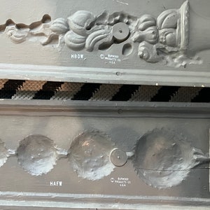 Set 2 Vintage BURWOOD Textured Resin Wall Hangings 3-D Potted Topiary ...