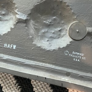 Set 2 Vintage BURWOOD Textured Resin Wall Hangings 3-D Potted Topiary ...