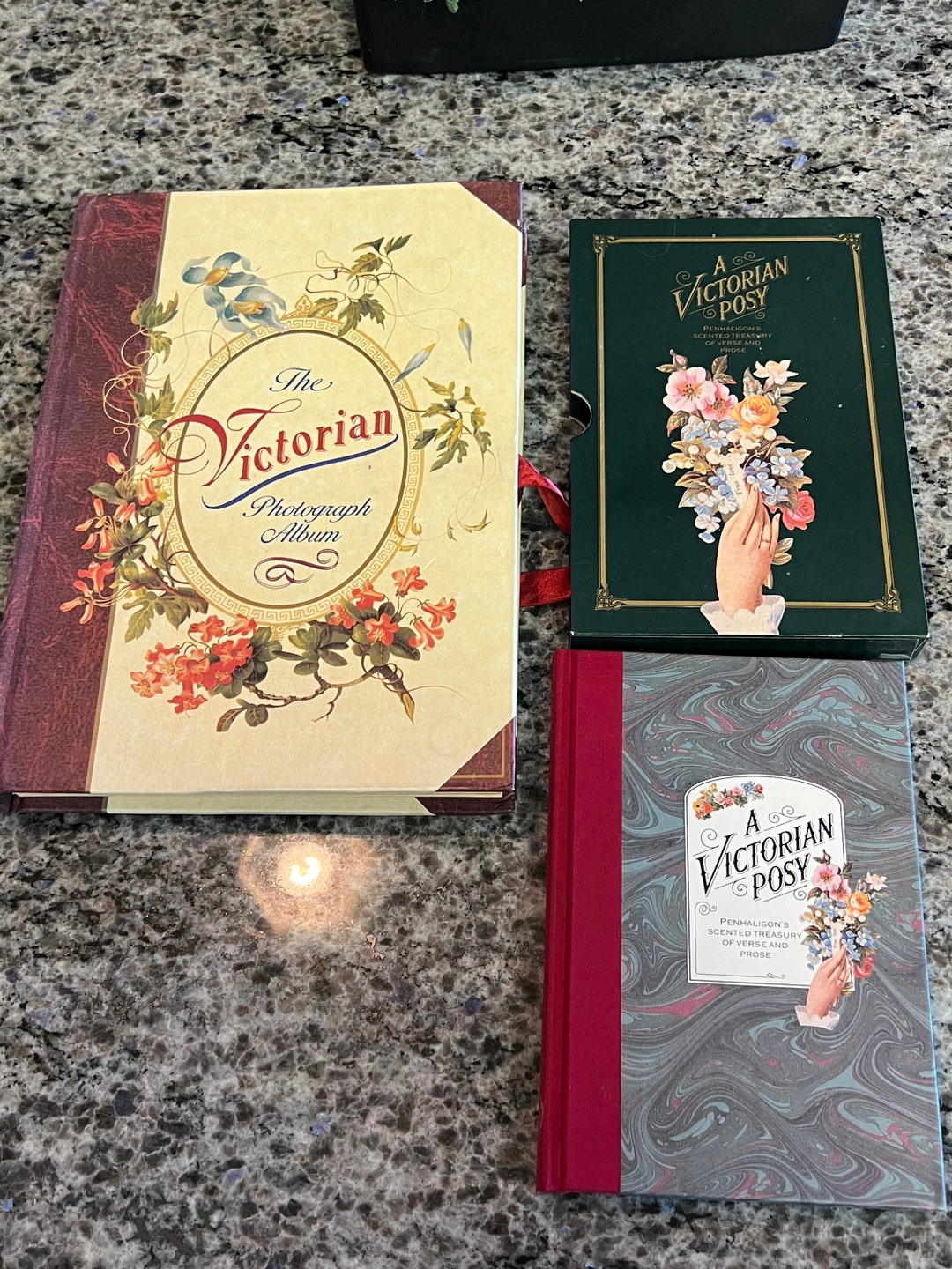 Lot of 2 Vintage Victorian Books Victorian Posy Poetry Book in Case ...