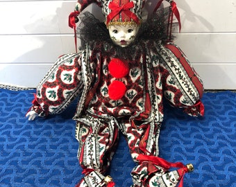 Clown Jester Doll | Etsy