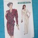 1989 Very Easy Vogue Sewing Pattern 7660 Misses Loose Fitting Straight ...