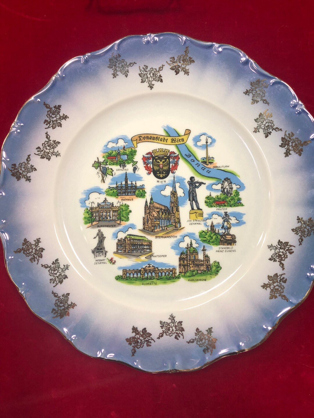 Vintage Donaustadt Wien Austria Crest Collectors Souvenir - Etsy
