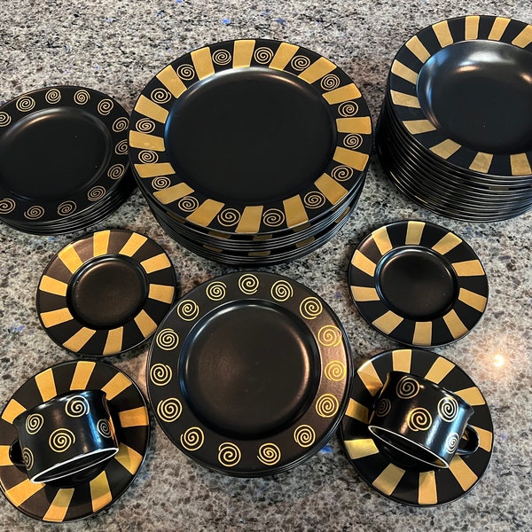 Mikasa Black Pattern - Etsy