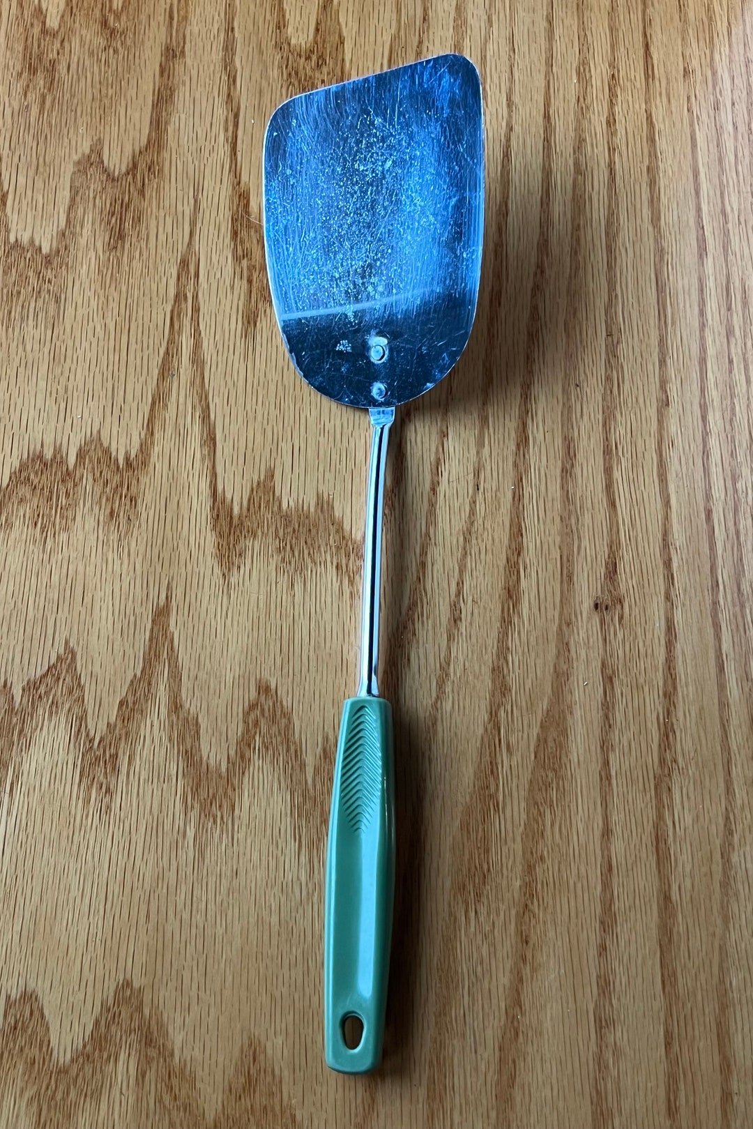 RARE Vintage FOLEY Solid Angled Spatula With Avocado Green Handle 13 ...