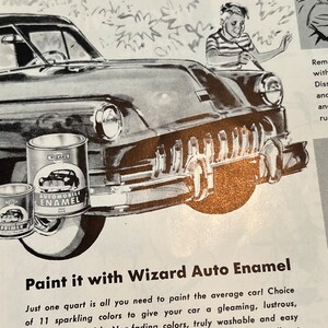 RARE Vintage 1955 How to Paint Brochure by Wizard Paint Products From ...