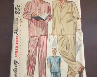 RARE 1965 Simplicity Sewing Pattern 6073 Men's Jacket and Swim Shorts ...