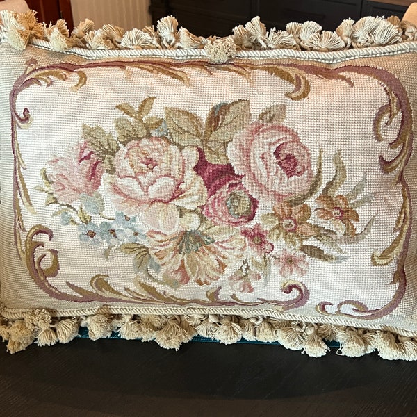 English Rose Pillow - Etsy