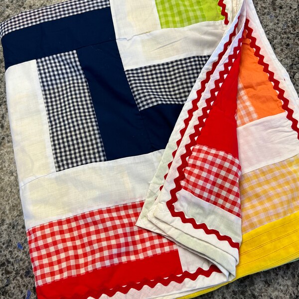 Gingham Quilt - Etsy