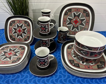 Aztec Dinnerware Set - Etsy