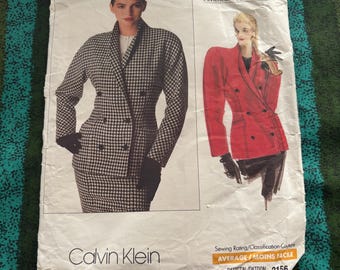 Vogue Designer Original Sewing Pattern 8709 Misses Marcy Tilton Loose ...