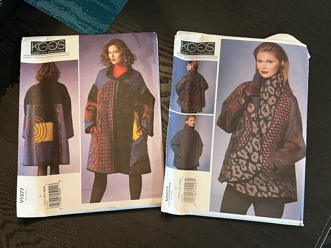 U CHOOSE Vogue American Designer Koos Couture Sewing Pattern 1277 OR ...