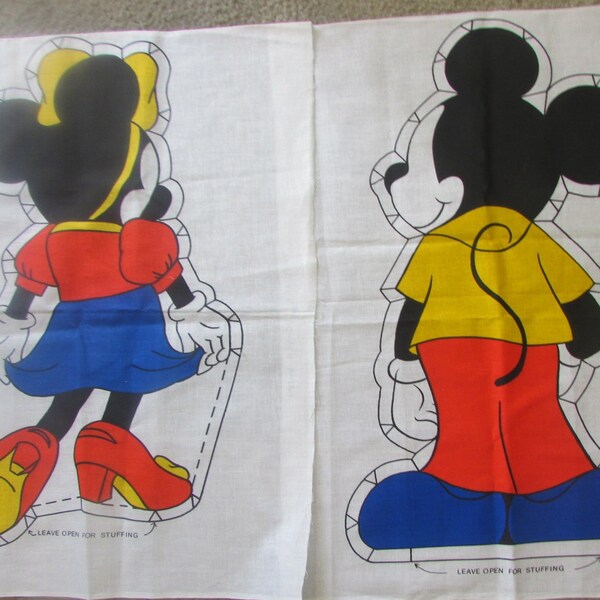 Mickey Mouse Fabric Panel - Etsy
