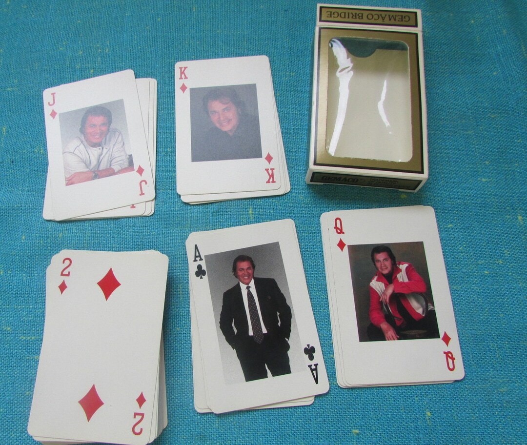 Rare ENGELBERT HUMPERDINCK Deck of Plastic Coated Playing Cards Gemaco ...