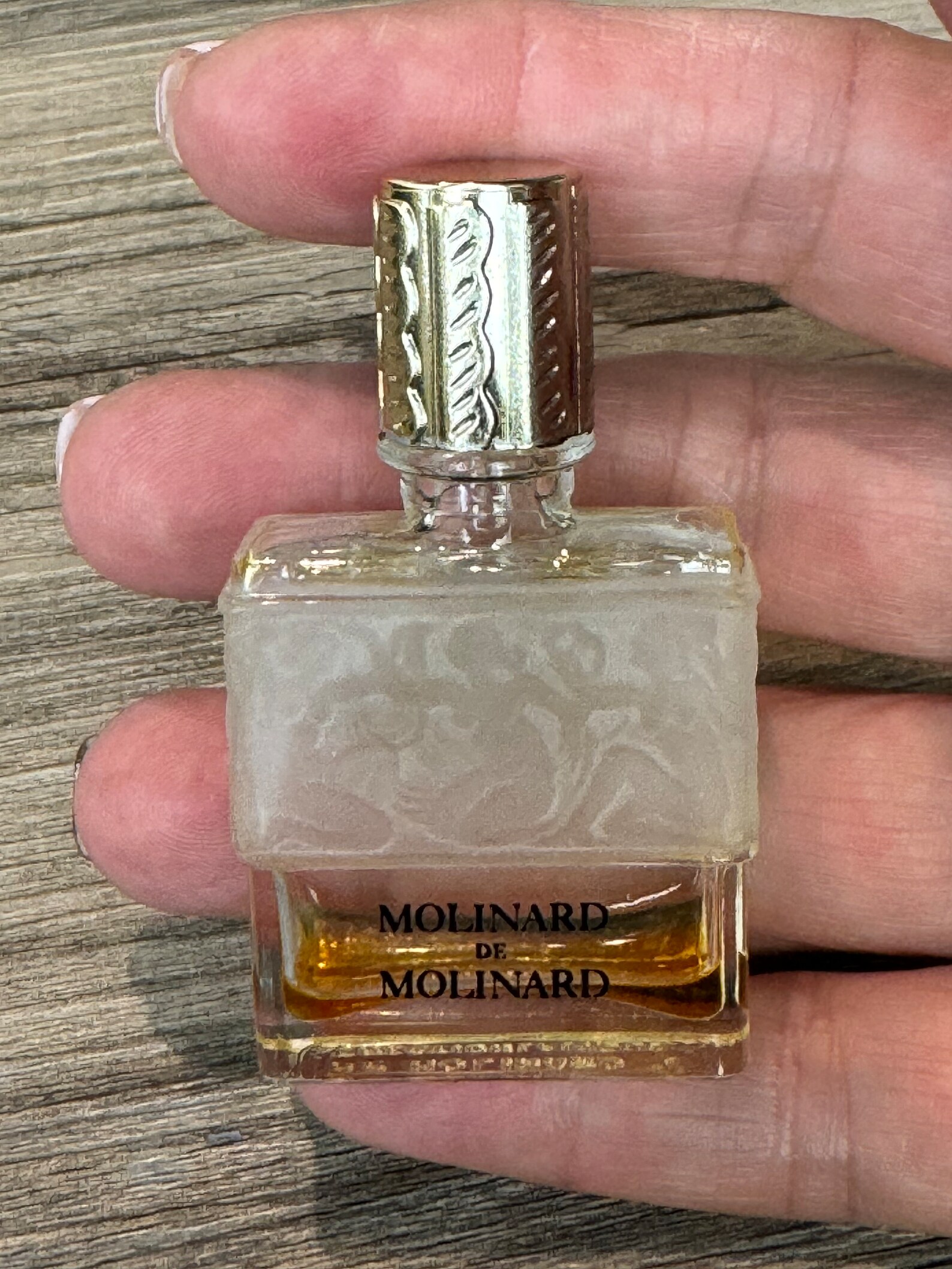 Vintage Molinard De Molinard EMPTY Miniature Bottle Eau De Toilette 1/4 ...
