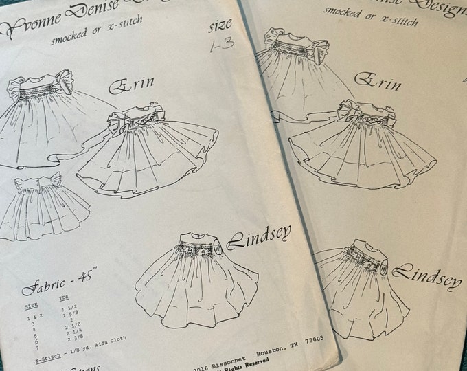 U CHOOSE- Yvonne Denise Designs Patterns Sewing Pattern “erin” and ...